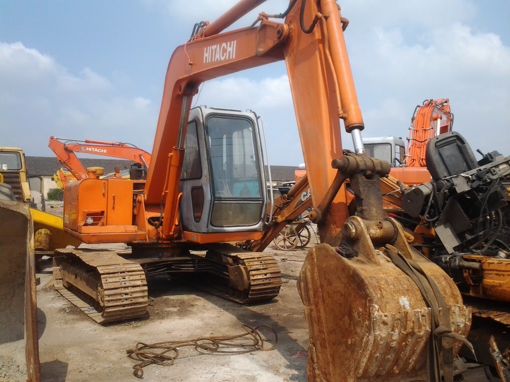 used mini excavator hitachi ex60-1 japan mini crawler excavator crawler ...